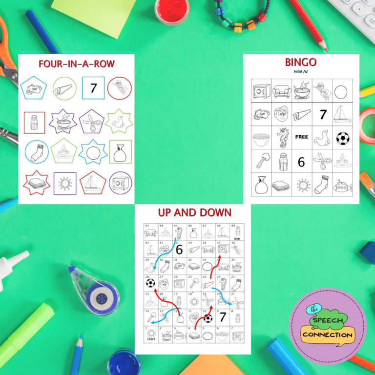 Articulation Activities for Speech Therapy - The Speech Connection